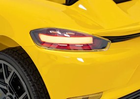 Elektrické autíčko Porsche Spyder RS ​​718 MP4 žluté