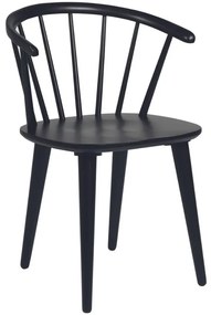 OnaDnes -20% Černá dřevěná jídelní židle ROWICO CARMEN