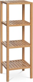 Regál Autronic 37x110 cm přírodní Bambus DR-011-4