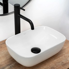 Rea Belinda Mini umyvadlo, 37 x 26 cm, bílá, REA-U5667