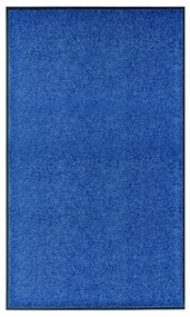 vidaXL Rohožka pratelná modrá 90 x 150 cm