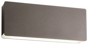 Redo 01-2390 nástěnné LED svítidlo Tablet pískově černé, 20W, 3000K, 32cm