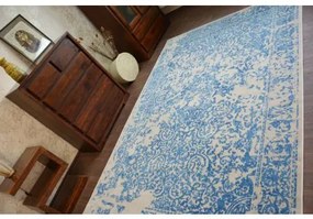 koberec VINTAGE 22208/053 modro šedý klasická rozeta velikost 160x230 cm | krásné koberce cz