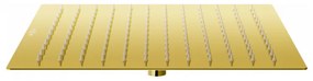 Sprchová hlavice MEXEN SLIM 30x30 cm zlatá