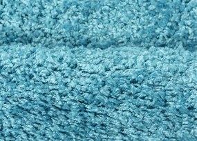Koberce Breno Kusový koberec LIFE 1500 Turkis, Modrá, 60 x 110 cm