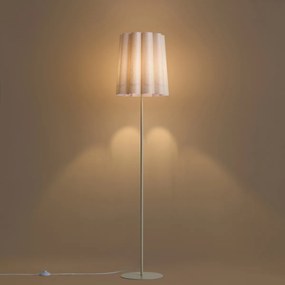 Japandi stojací lampa béžová s látkovým stínidlem 160 cm - Jenni