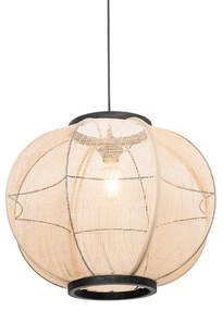 Orientální závěsné svítidlo hnědé 48 cm - Rob