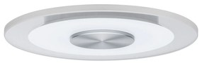 Paulmann 92543 Premium Line wirl LED, set 3 ks zápustných LED svítidlel, 6W LED v teple bílé barvě světla, matný chrom, prům. 15cm