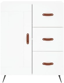 Skříň highboard bílá 69,5 x 34 x 180 cm kompozitní dřevo,  3195987