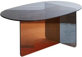 MINIFORMS - Konferenční stolek CHAP - skleněný