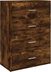Příborníky 2 ks kouřový dub 60 x 31 x 84 cm kompozitní dřevo 3276585