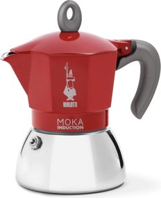 Moka konvička bialetti new moka indukce 2 porce červená