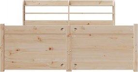 Rám postele s čelem 150 x 200 cm masivní borovice 3306764