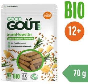 Good Gout Mini bagetky s rozmarýnem a sýrem BIO 70 g