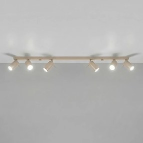 Sollux Lighting Stropní svítidlo RING 6L šedobéžové