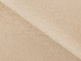 Biante Teflonový obdélníkový ubrus TF-079 Ornamenty - béžový 120x180 cm