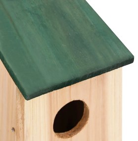 Ptačí budky 4 ks dřevěné 12 x 12 x 22 cm