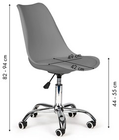 Otočná kancelářská židle s polštářem
