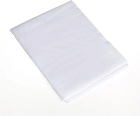 Rovné saténové prostěradlo bílé 200 × 220 cm