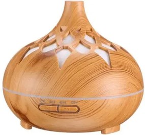 SIXTOL Palm světlé dřevo / Aroma difuzer / 500ml / 12 W / Automatické