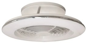Mantra Alisio Mini, stropní svítidlo s ventilátorem a dálkovým ovladačem, LED 70W 2700K-5000K, bílá, průměr 52,5cm