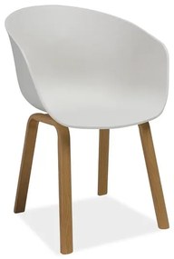 Bílá židle EGO