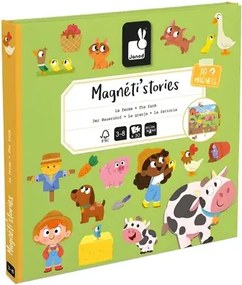 JANOD Magnetické příběhy Farma / Magnetická knížka / 30 magnetek
