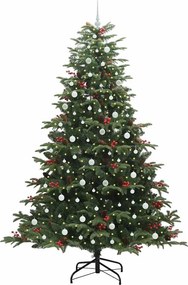 Umělý vánoční stromeček Zelená 240 cm PVC, kov a plast 3395571
