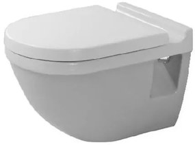 Duravit Starck 3 - Závěsné WC, s plochým splachováním, s HygieneGlaze, alpská bílá 2201092000