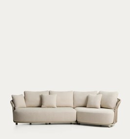 Béžová/taupe čalouněná zahradní pohovka Osani – Kave Home
