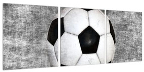 Obraz fotbalového míče (90x30 cm)