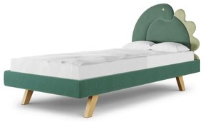 MINKO Čalouněná dětská jednolůžková postel DINO Zvolte barvu: Modrá, Zvolte rozměr: 90x200 cm