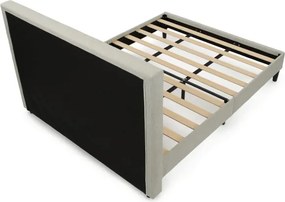 Manželská postel béžová 160x200 cm BED-M160 CRM2