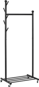 XXXLutz POJÍZDNÝ ŠATNÍ STOJAN, 68/170/43 cm PBJ - 000537002701