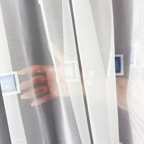 Ervi žakárová záclona 24135 modrá kostka, metráž