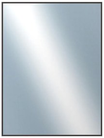 DANTIK - Zarámované zrcadlo - rozměr s rámem cca 60x80 cm z lišty Hliník černá | P22-021 (7022021)