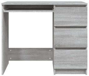 Psací stůl šedý sonoma 90 x 45 x 76 cm kompozitní dřevo - Default Title