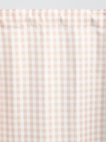 Sinsay - Curtain on tape with check pattern - béžová
