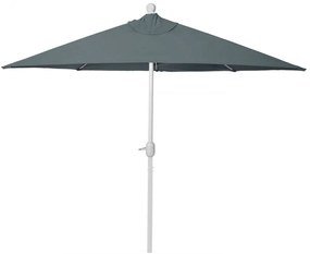 Slunečník půlkruh Parla - polyester/hliník - 270cm antracit bez podstavce