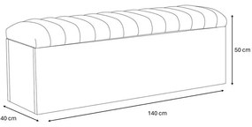 Lavice v zelené a přírodní barvě Oceane – Bobochic Paris