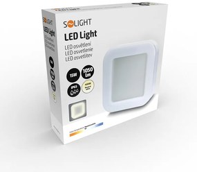 Solight LED venkovní osvětlení Frame, 15W, 1050lm, 4000K, IP65, 19cm