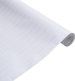 Okenní fólie matná pruhovaný design 60 x 500 cm PVC 155752