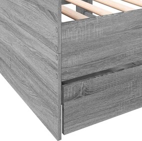 Válenda se zásuvkami bez matrace dub sonoma 90 x 190 cm 3280830