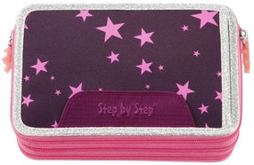 Vybavený třípatrový penál Step by Step XXL, Unicorn Nuala