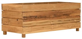vidaXL Marketos Vyvýšený záhon 100x40x38 cm recyklované teakové dřevo a ocel
