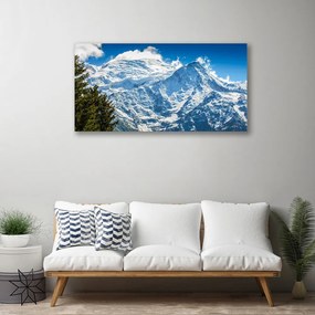 Obraz na plátně Hora Strom Krajina 120x60 cm