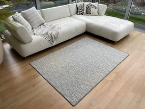Kusový koberec Alassio šedý 133 x 165 cm