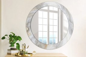 Kulaté zrcadlo tištěný rám Abstraktní mramor fi 70 cm