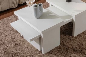 Designový konferenční stolek Xanthe 110 cm bílý