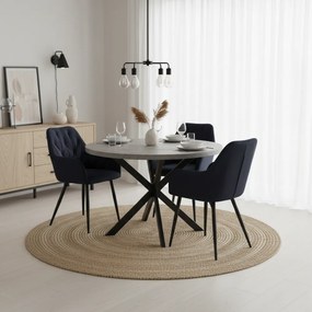 Designové křeslo, černá Velvet látka, VERIO NEW